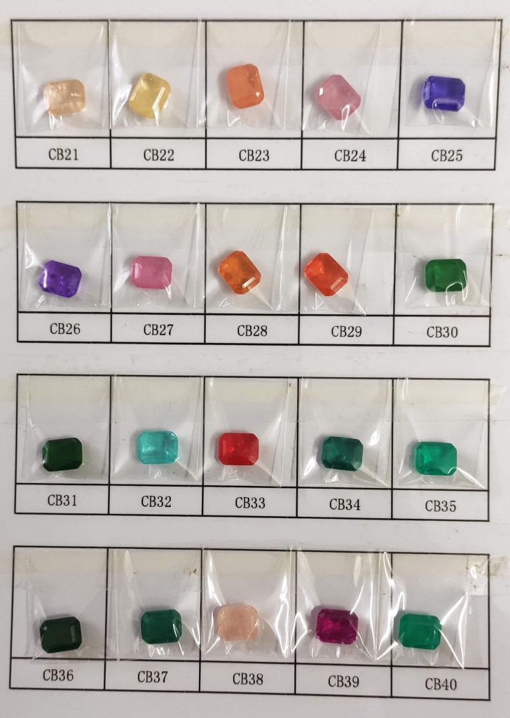Lab-Created Synthetic Gemstones Colors Charts - WeJEWELER